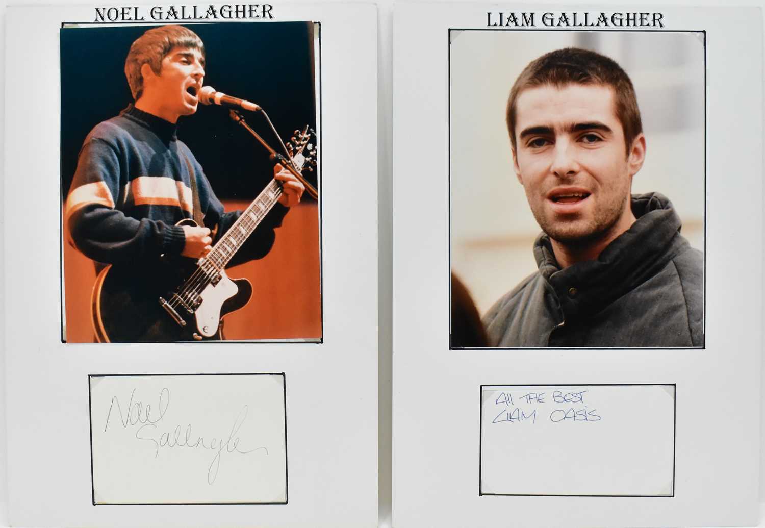 Lot 1644 - OASIS; two displays of the Gallagher
