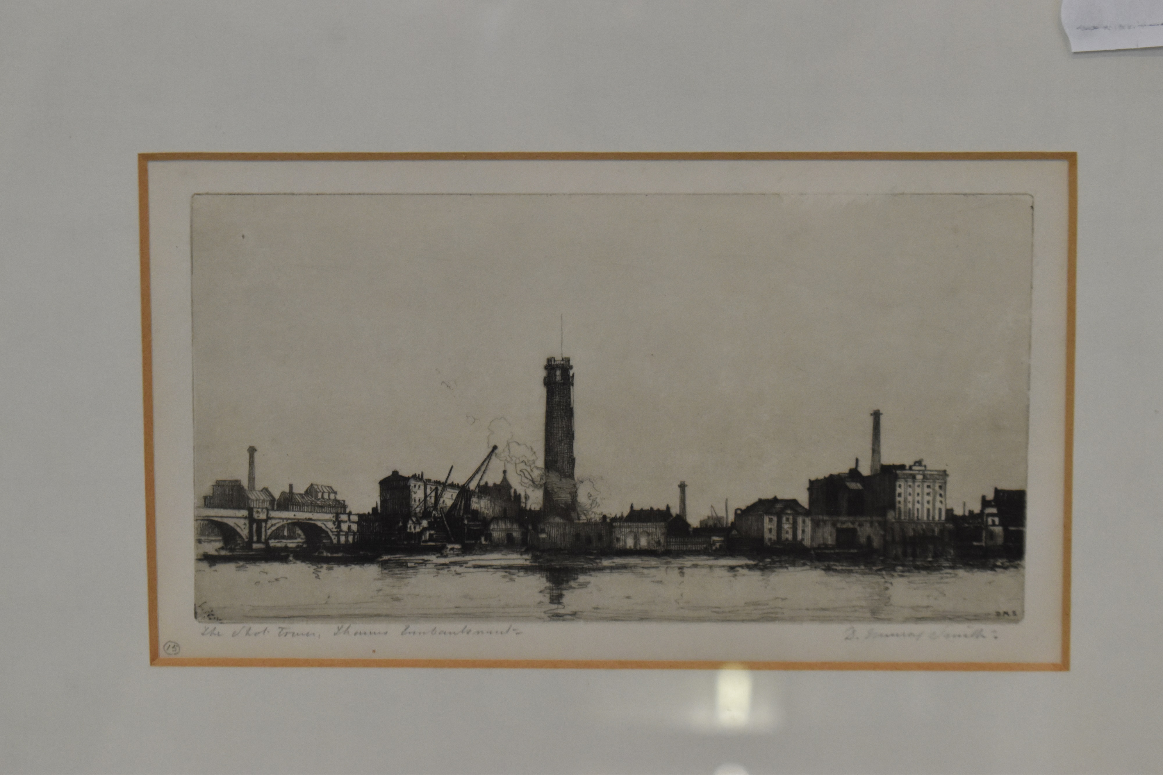 Lot 235 - DAVID MURRAY SMITH (1865-1962); etching,