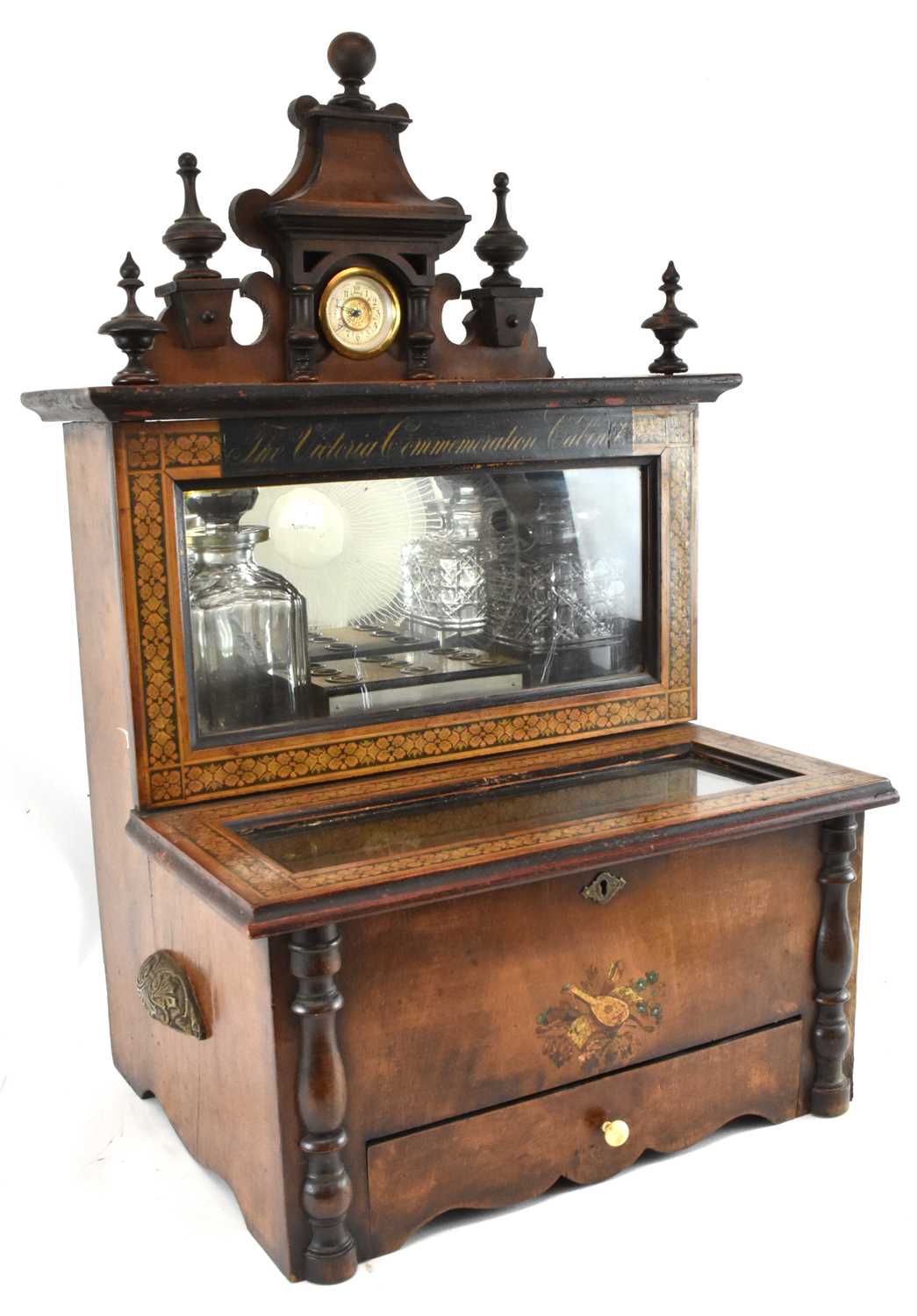 Lot 508 - An unusual Victorian combination musical box