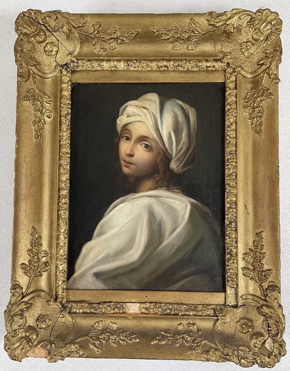 Lot 563 - AFTER GUIDO RENI; oil on canvas, 'Portrait