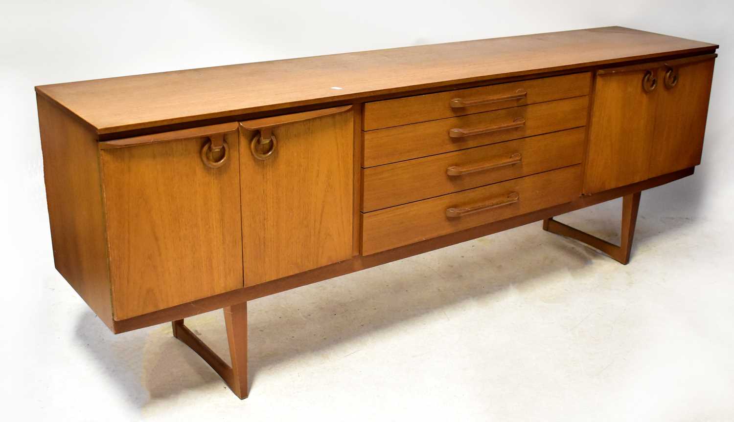 Lot 4 - NATHAN; a mid-century retro teak sideboard
