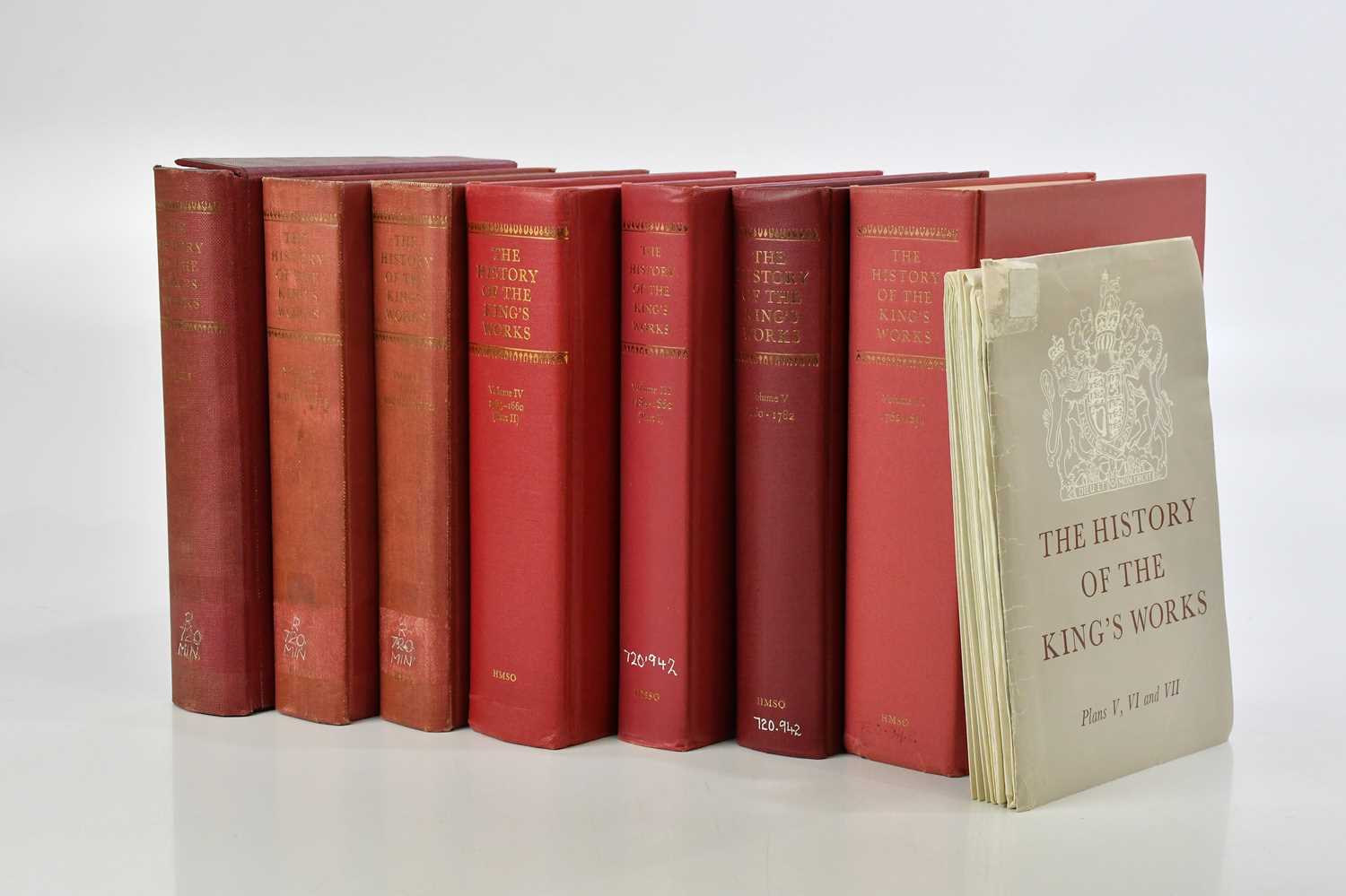 Lot 362 - COLVIN (H), edit, THE HISTORY OF THE KING’S