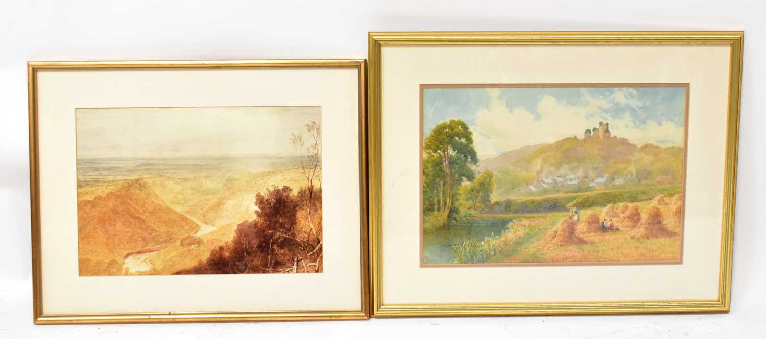 Lot 605 - C. SAUNDERS (19th century); watercolour,