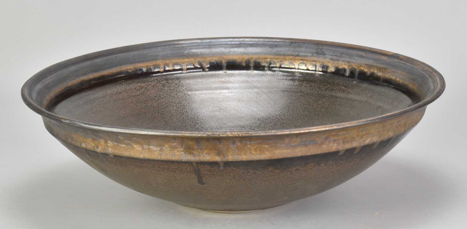 Lot 2 - ABDO NAGI (1941-2001); a large porcelain bowl