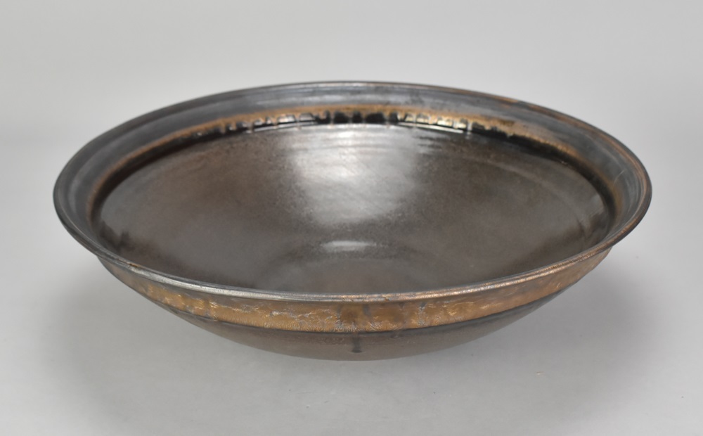 Lot 2 - ABDO NAGI (1941-2001); a large porcelain bowl