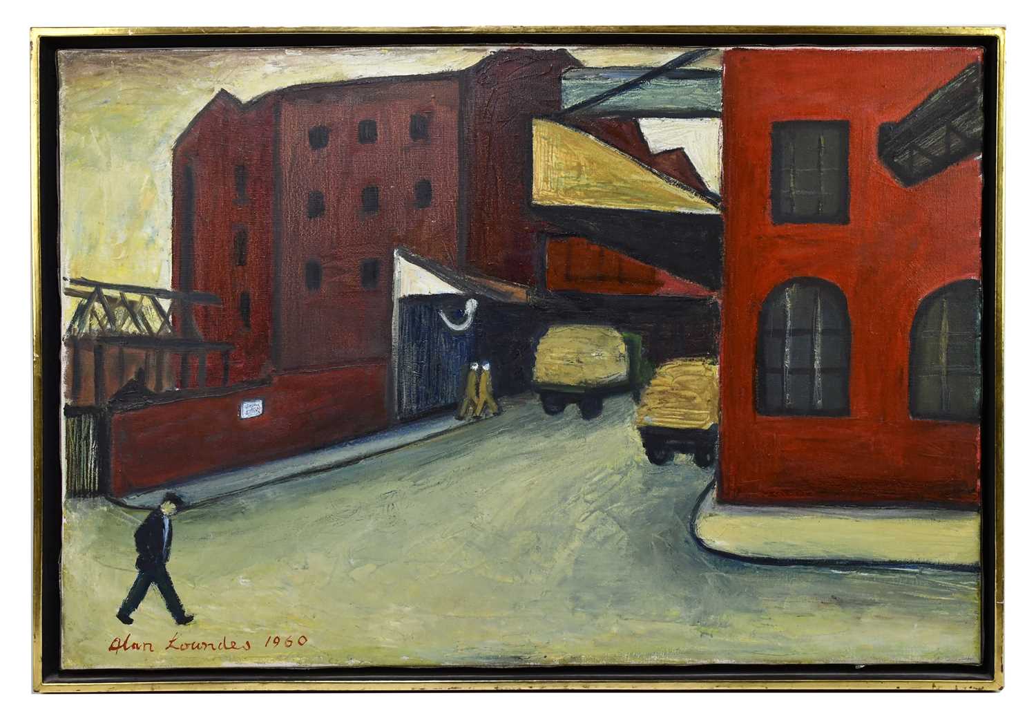 Lot 420 - ALAN LOWNDES (1921-1978); oil on canvas,
