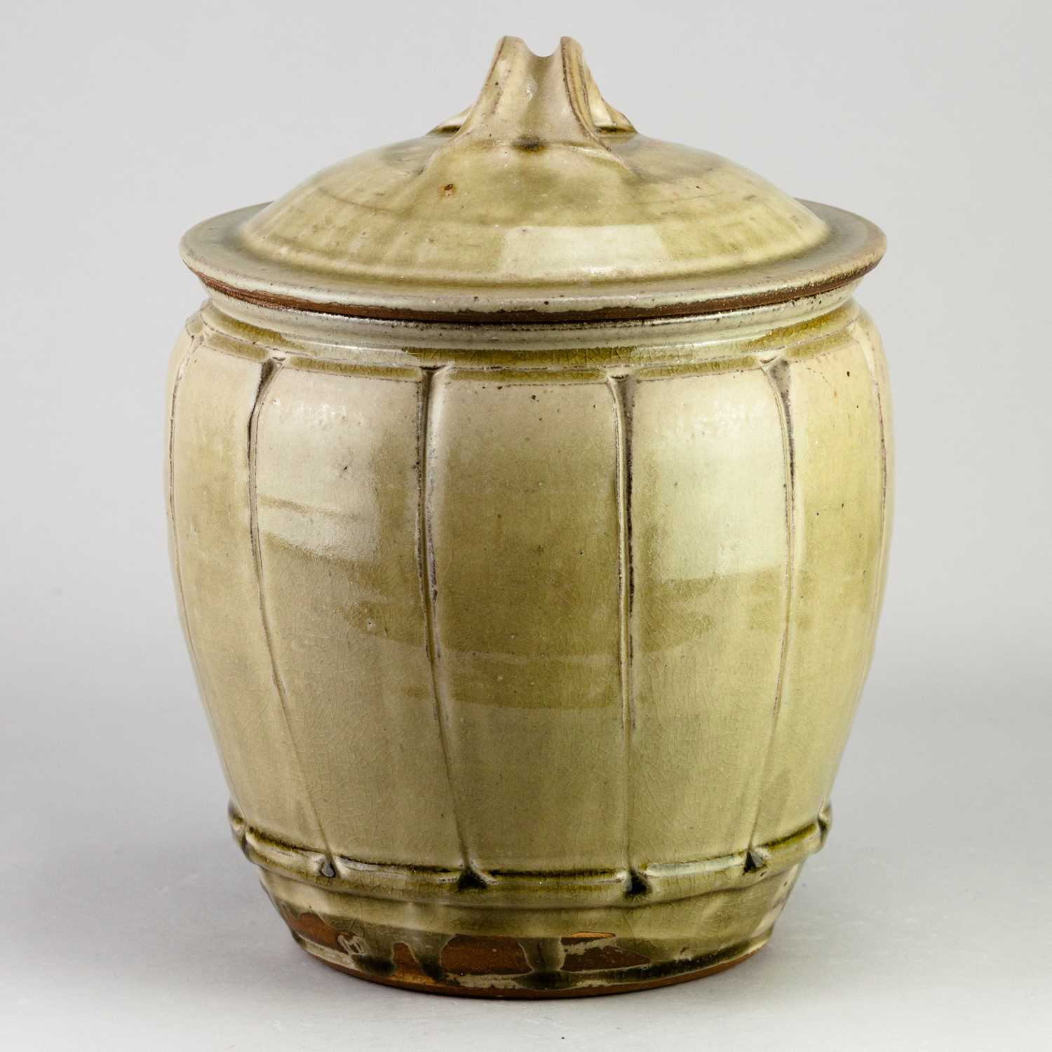 Lot 504 - MIKE DODD (born 1943); a faceted stoneware