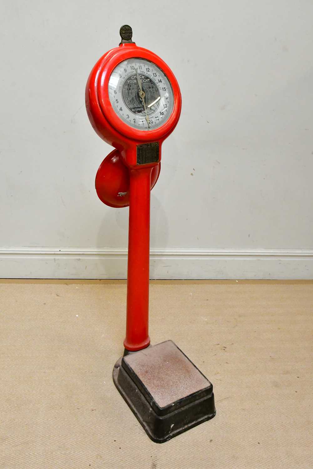 Lot 1230 - AUTOMATIC SCALE CO LTD; a one penny 'check